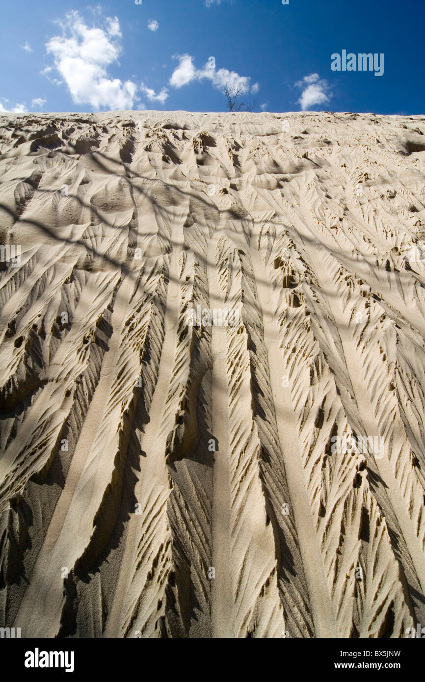 the sand structure on desert Leba - Poland Stock Photo - Alamy