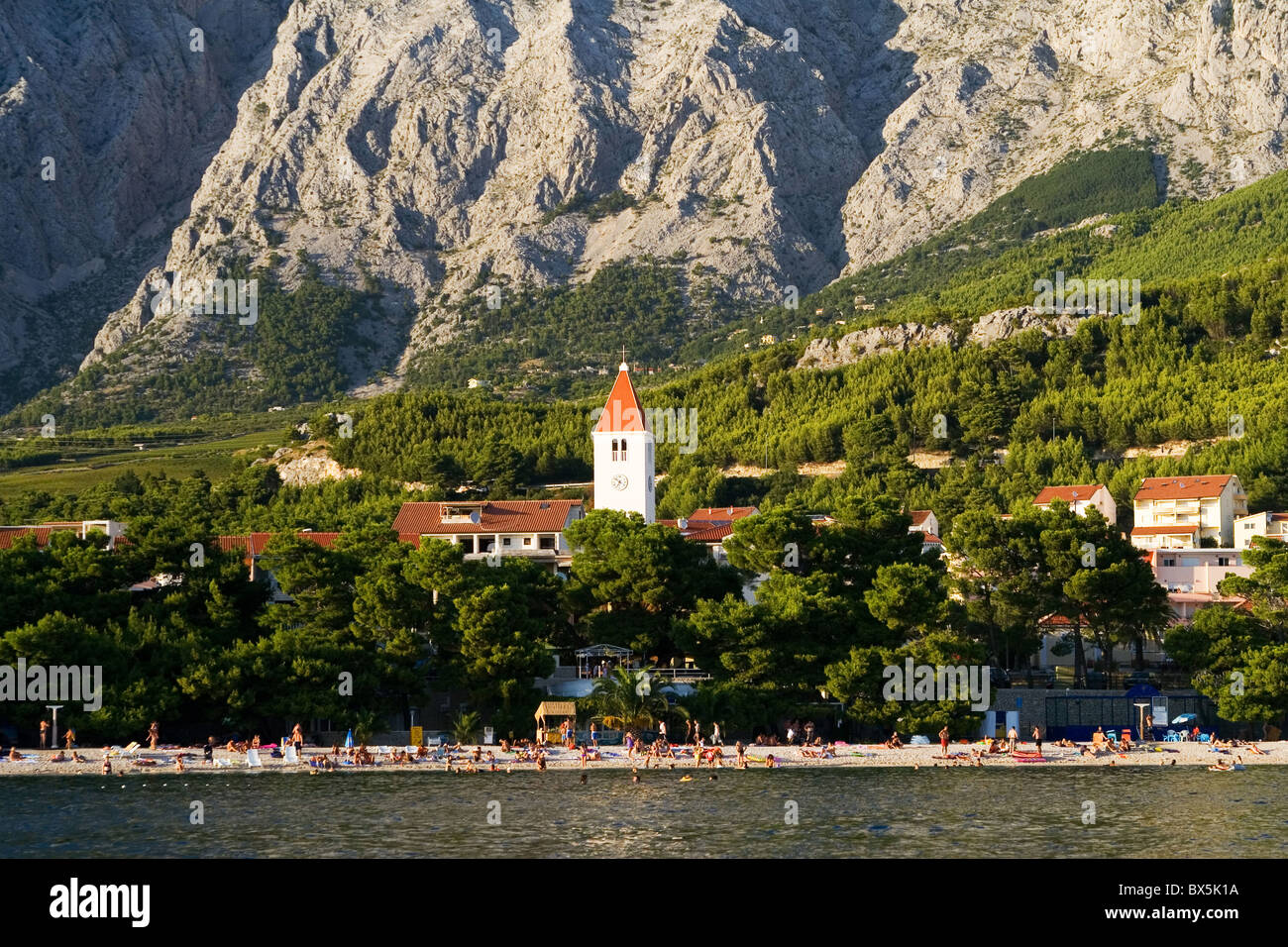 the coast in Promajna - Croatia Stock Photo - Alamy
