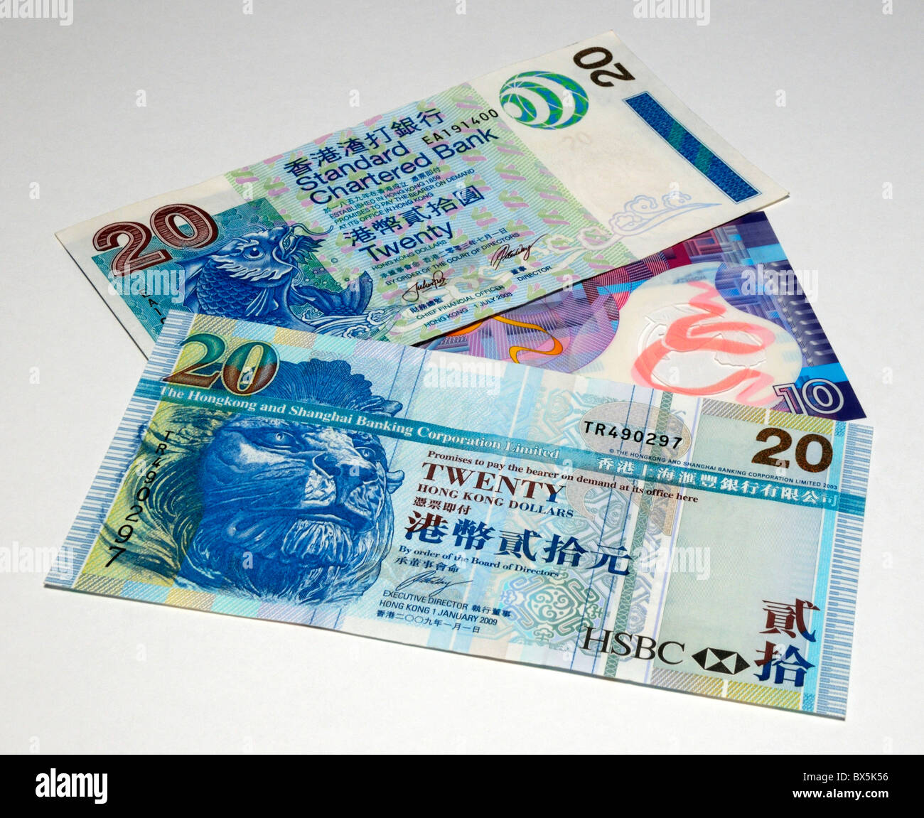 Hong Kong Dollar Bank Notes Stock Photo - Alamy