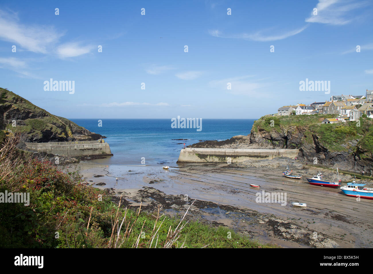 Port Isaac, Cornwall, Views Stock Photo - Alamy
