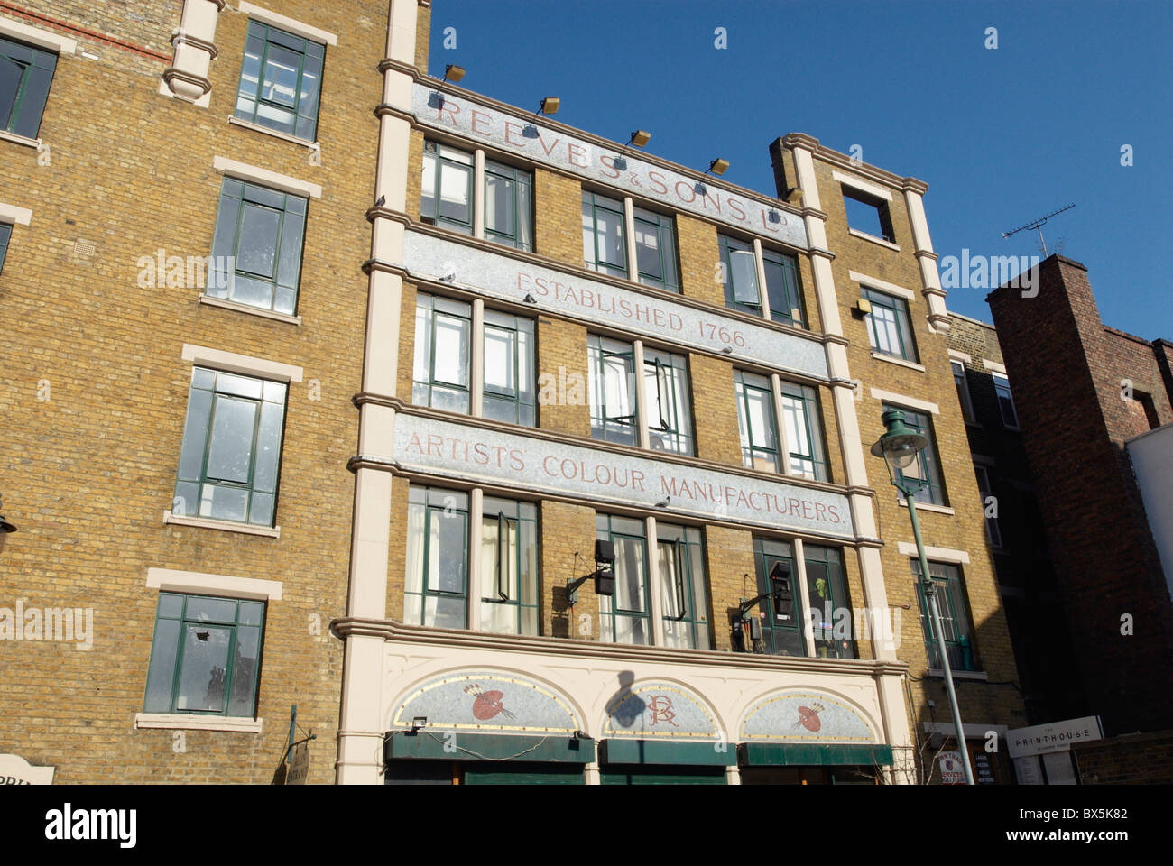 Converted factory building into offices East London UK Stock Photo - Alamy