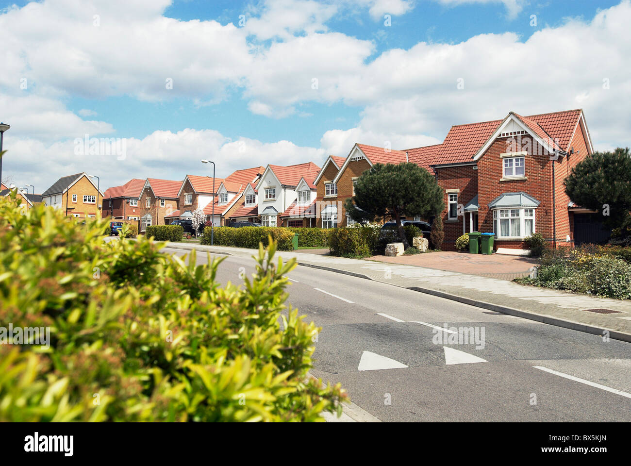 New housing Thamesmead Thames Gateway London UK Stock Photo - Alamy