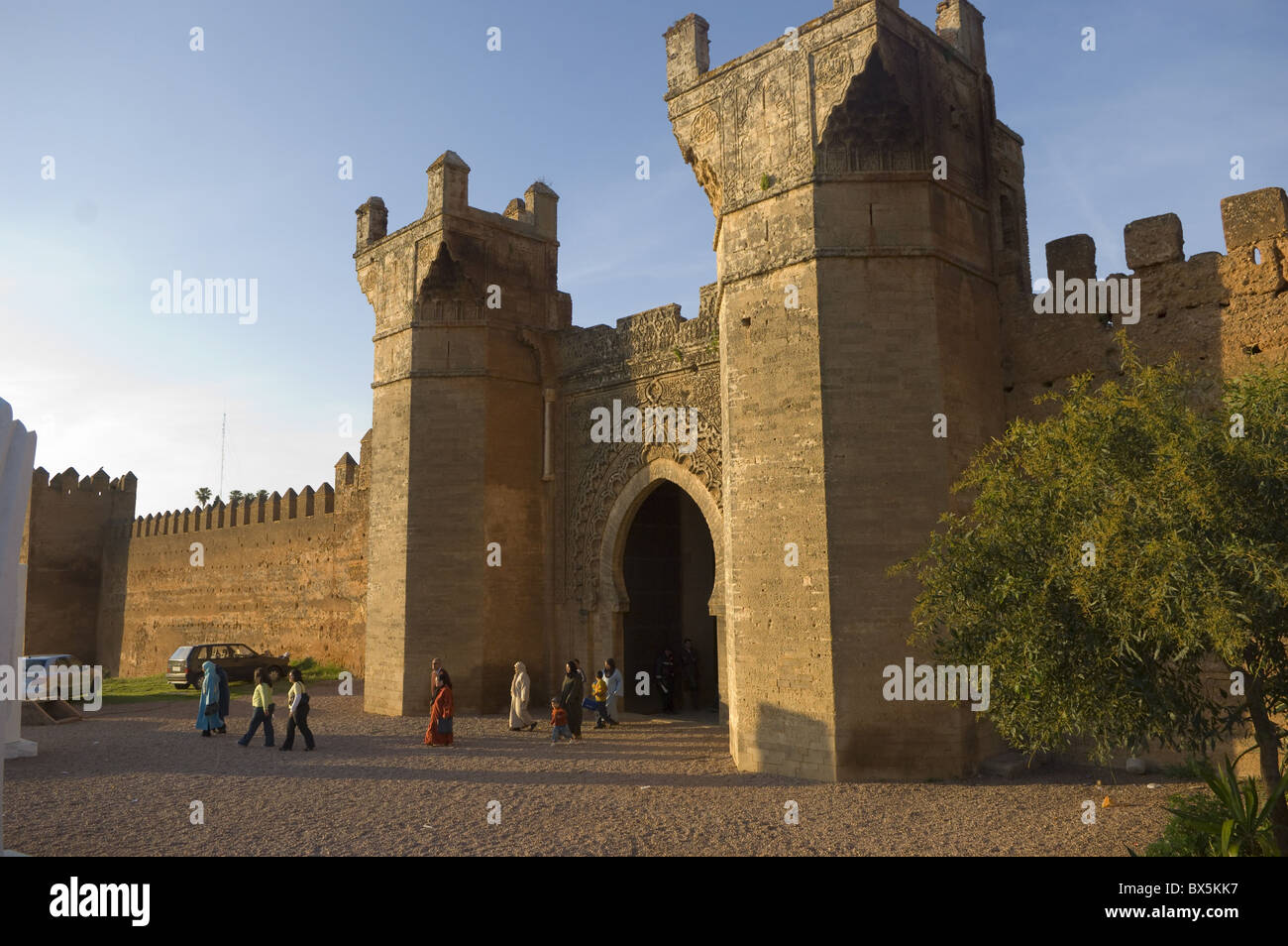 Entrance to the Chella Necropolis, Rabat, Morocco, North Africa, Africa ...