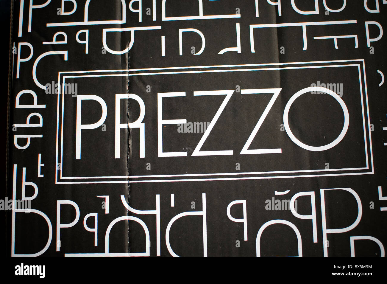 prezzo,Prezzo where we serve great Italian food Stock Photo - Alamy