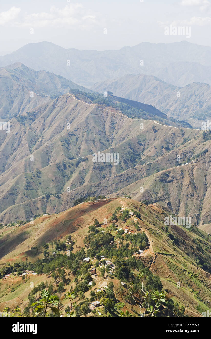 Kenscoff Mountains near Port au Prince, Haiti, West Indies, Caribbean ...