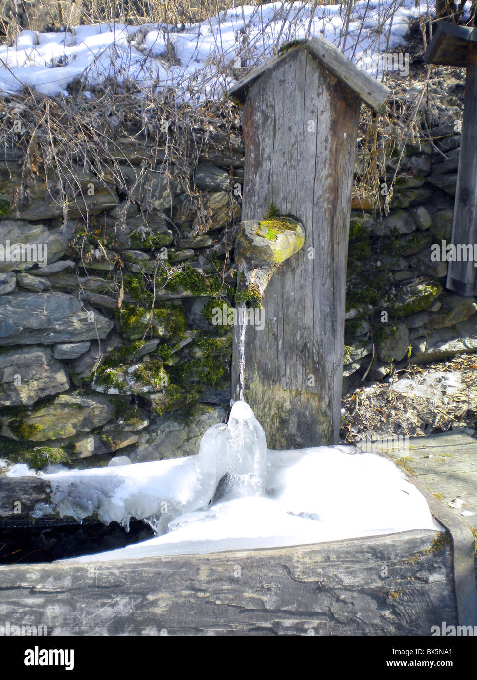 water ice in winter clear and transparent Stock Photo - Alamy