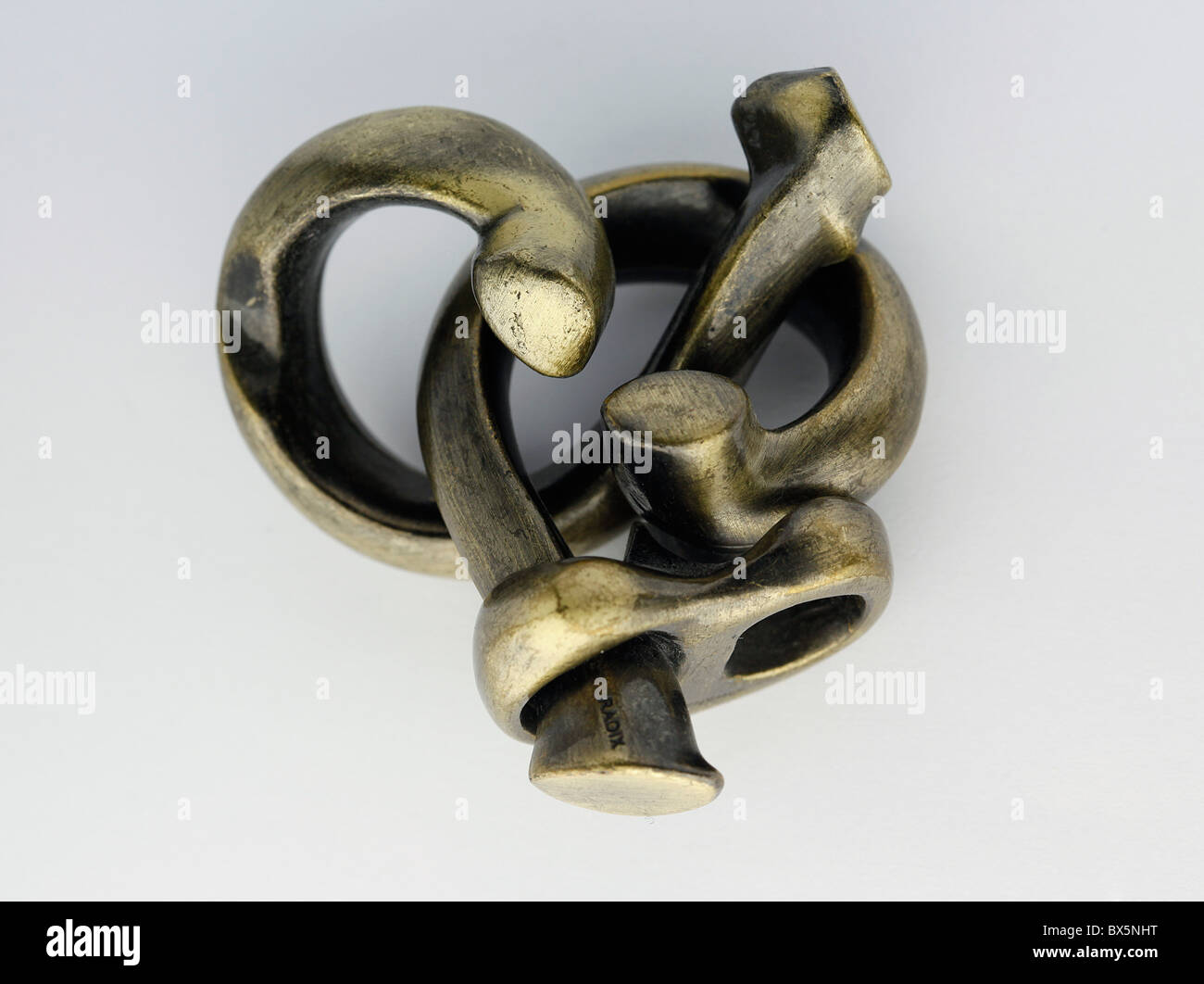 Cast puzzle Radix, a brain-teaser. (CTK Photo/Martin Sterba Stock Photo ...