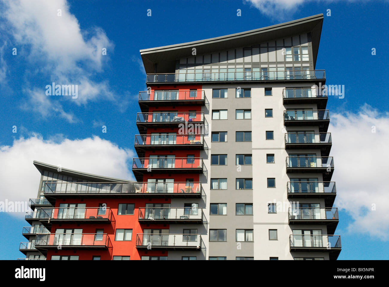 Development of riverside apartments at Woolwich East London UK Stock ...