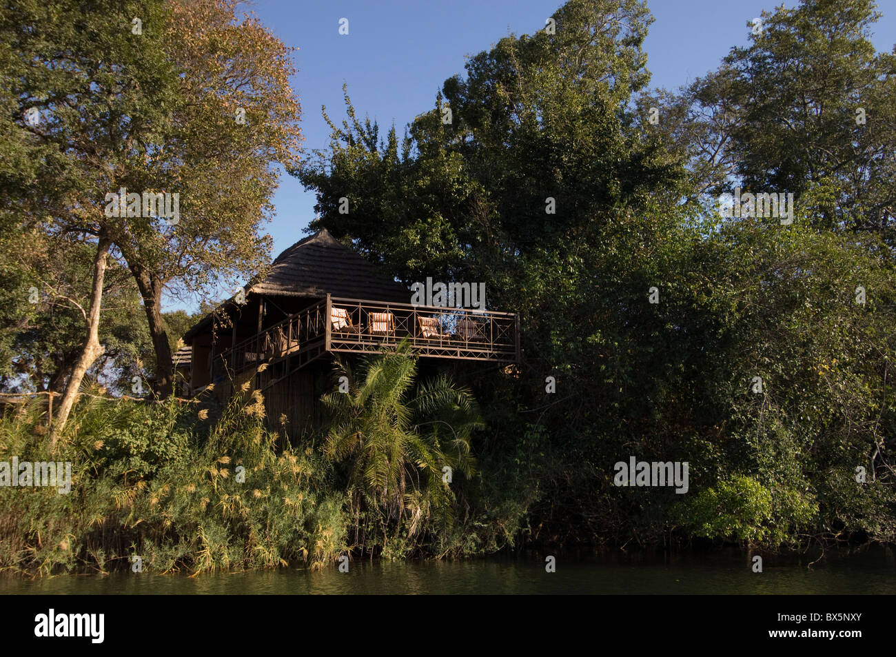 Lunga River Lodge, Kafue National Park, Zambia, Africa Stock Photo - Alamy
