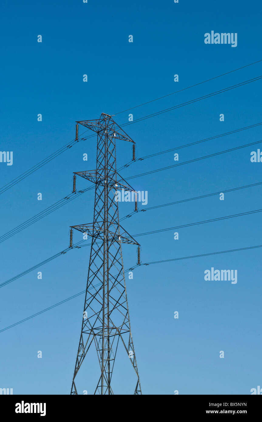 High tension pylon hi-res stock photography and images - Alamy