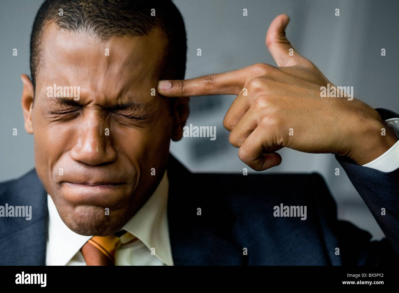 Image confused african young man hi-res stock photography and images ...