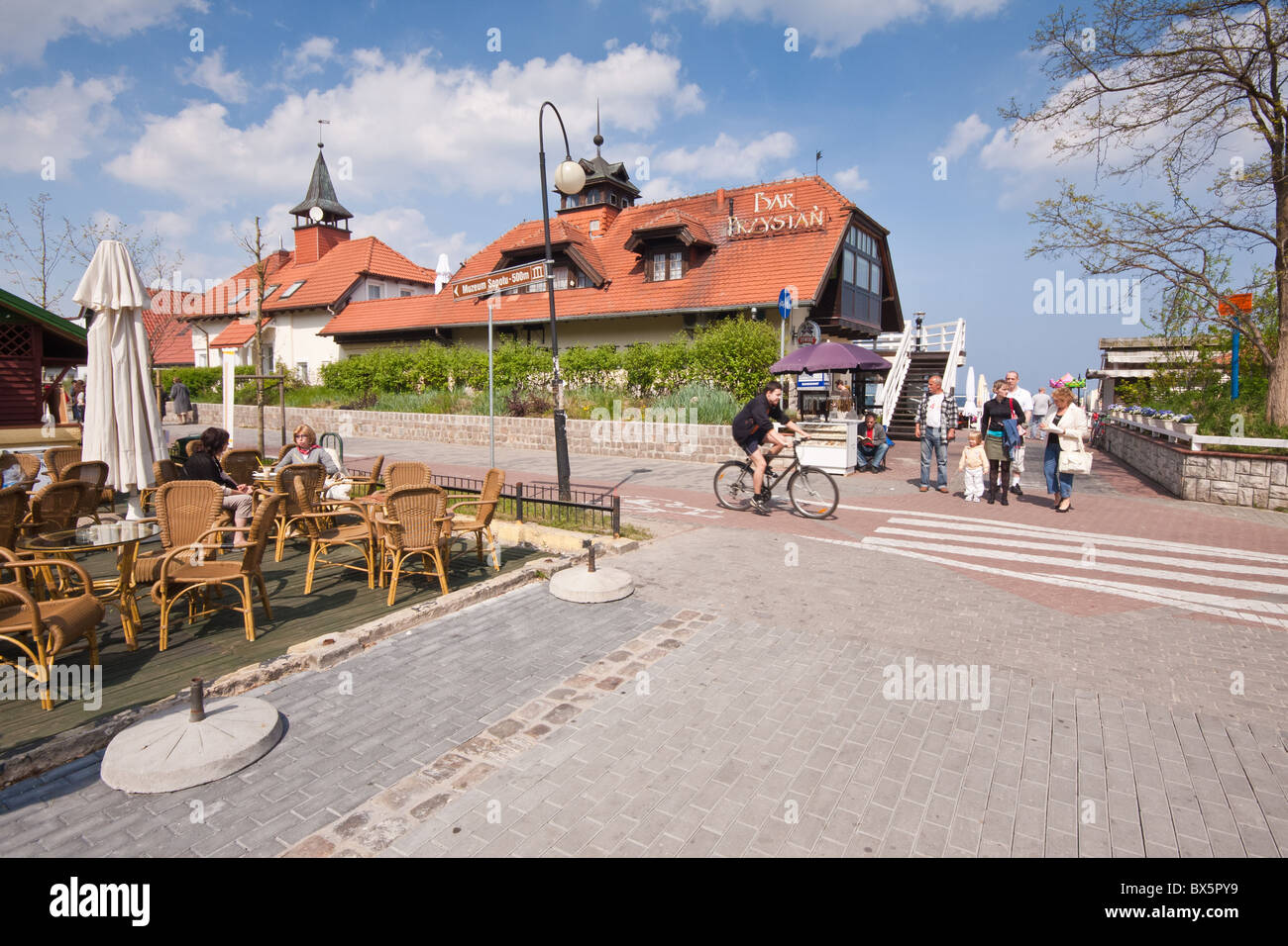 historic architecture of town Sopot, Poland Stock Photo - Alamy