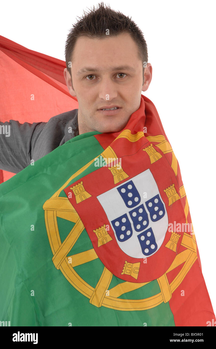 Soccer fans, isolated on white background Stock Photo - Alamy
