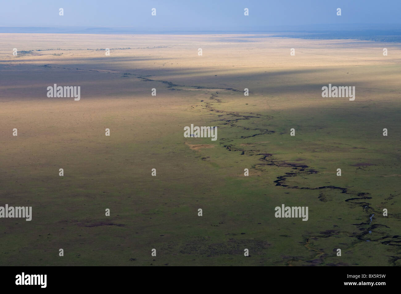 Aerial view, Masai Mara, Kenya, East Africa, Africa Stock Photo - Alamy