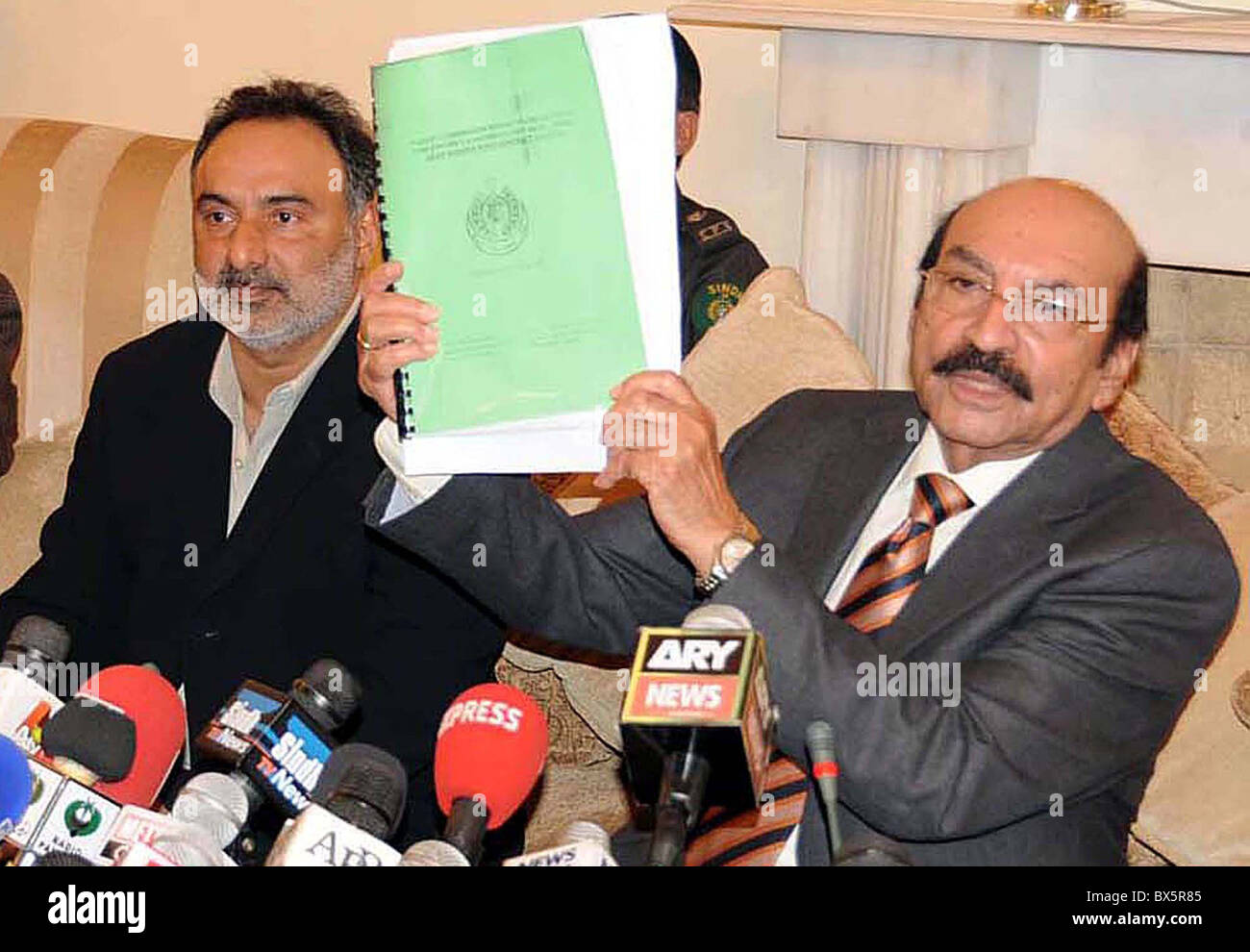 Sindh chief minister hi-res stock photography and images - Alamy