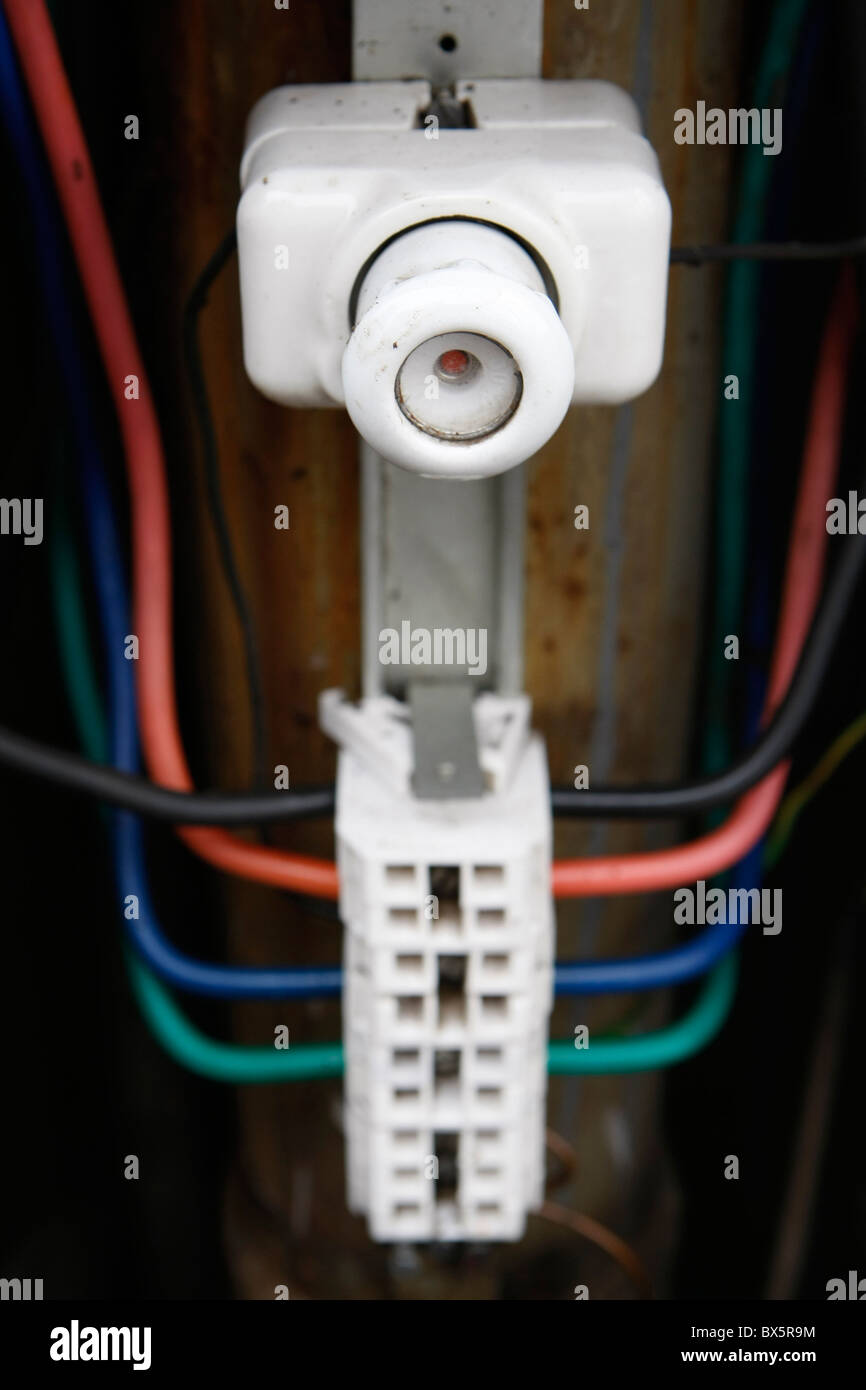 Ceramic electric fuse hi-res stock photography and images - Alamy