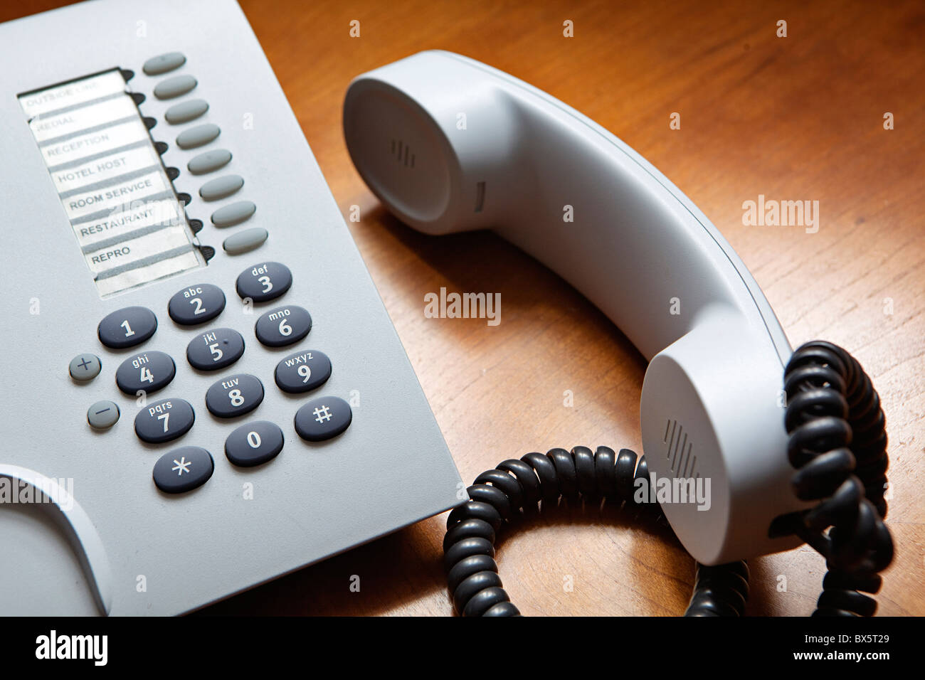 Telephone set receiver hi-res stock photography and images - Alamy