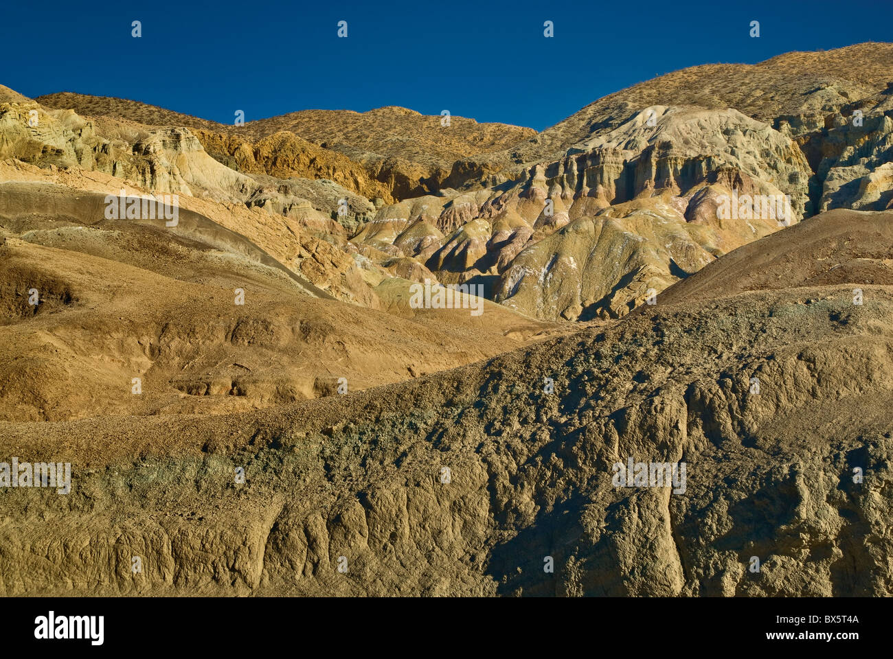 Rock formations at Rainbow Basin National Natural Landmark near Barstow ...