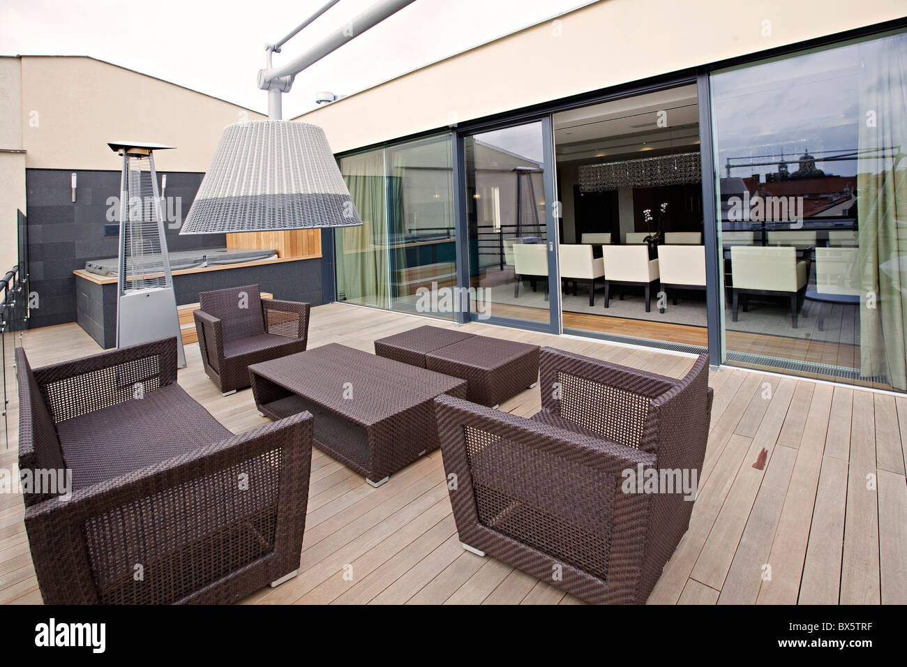 Czech Republic, Presidential suite at Hotel Kempinski, situated in ...