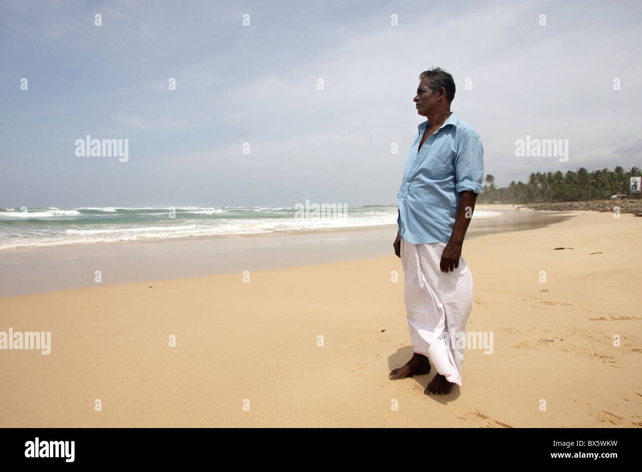 Portrait of a Sinhalese, Habaraduwa, Sri Lanka Stock Photo - Alamy