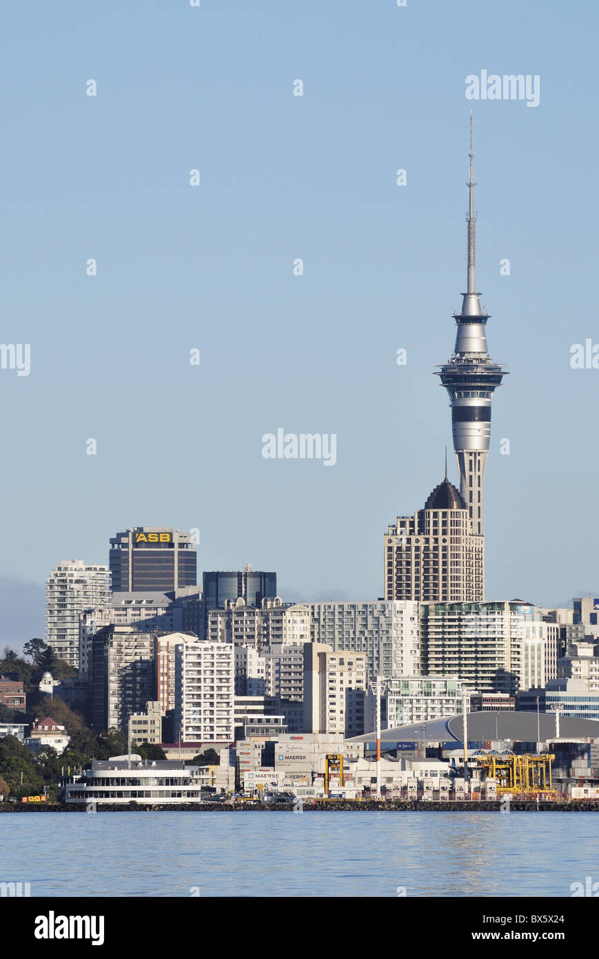 Okahu Bay and skyline, Auckland, North Island, New Zealand, Pacific ...