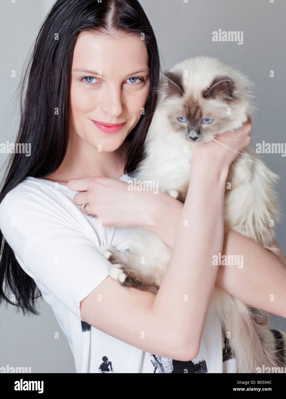 Czech singer and model Iva Fruhlingova poses in her appartment at ...