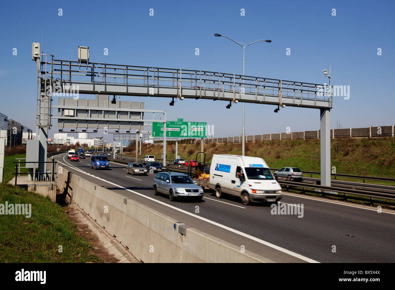 highway, toll bridge, cars Stock Photo - Alamy