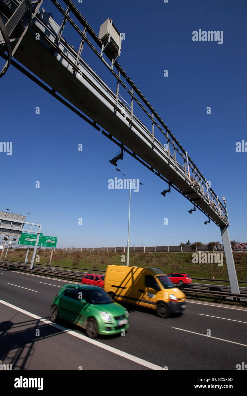 highway, toll bridge, cars Stock Photo - Alamy