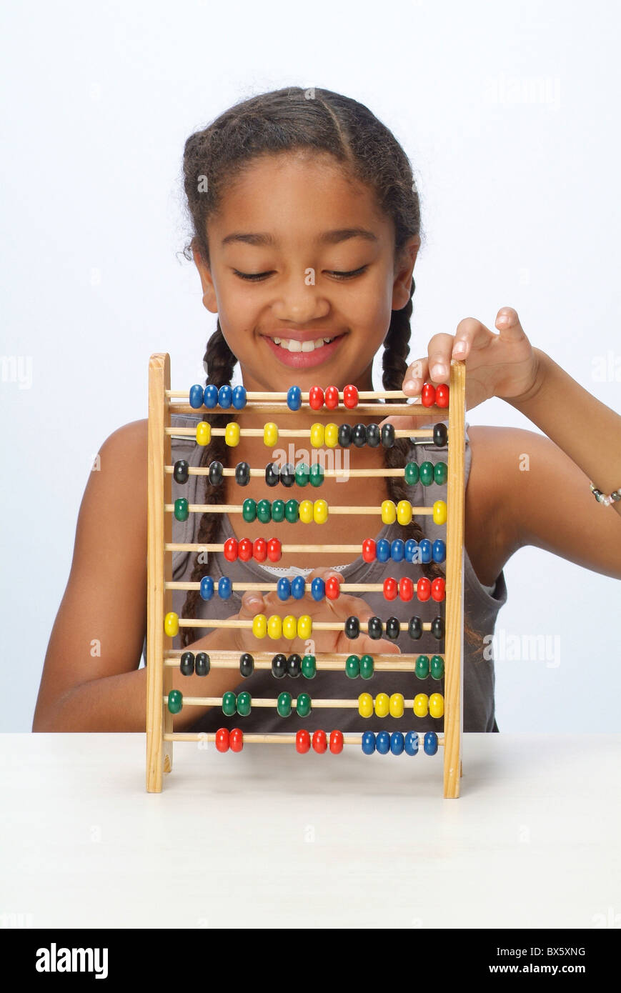 Black schoolgirl abacus hi-res stock photography and images - Alamy