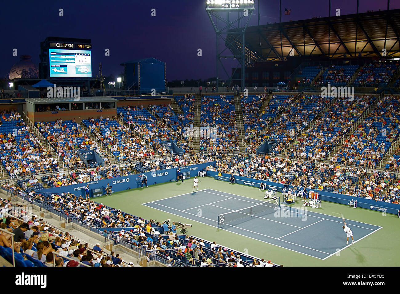 Arthur ashe stadium sunset hi-res stock photography and images - Alamy