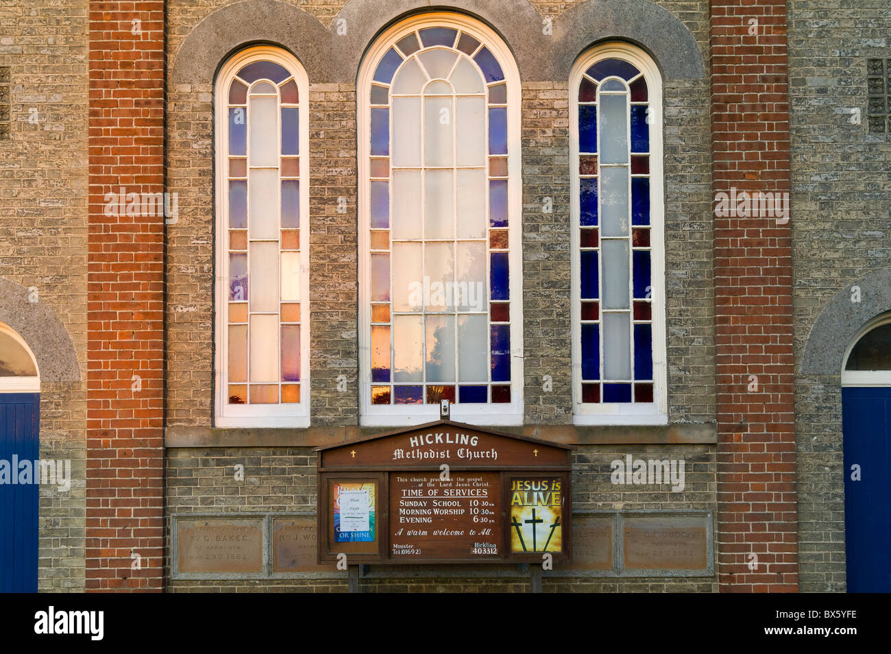 Methodist Church at Hickling Norfolk UK Stock Photo - Alamy