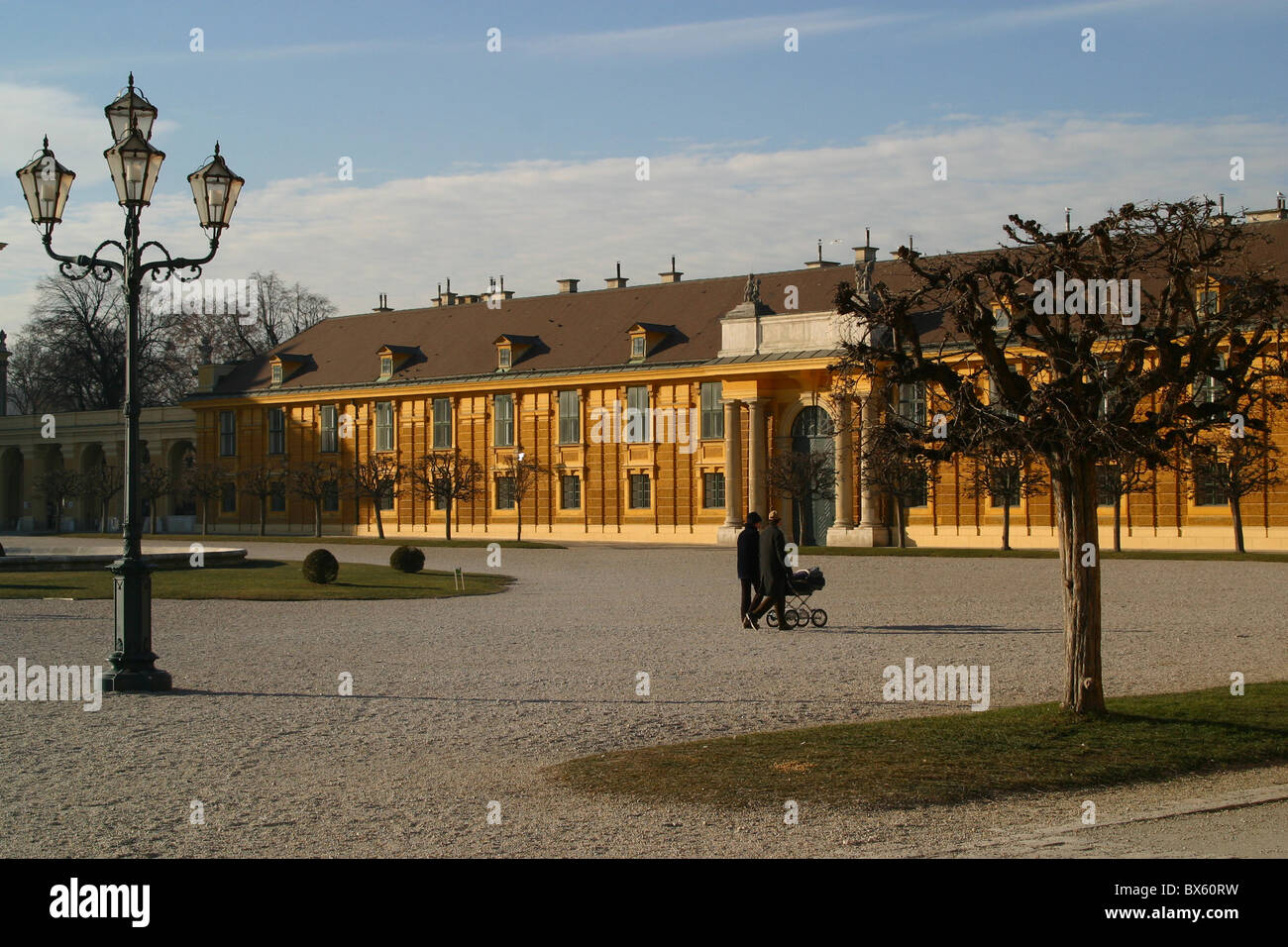 Ehrenhof at Schoenbrunn Palace - Wien, Vienna, Austria. Oesterreich ...