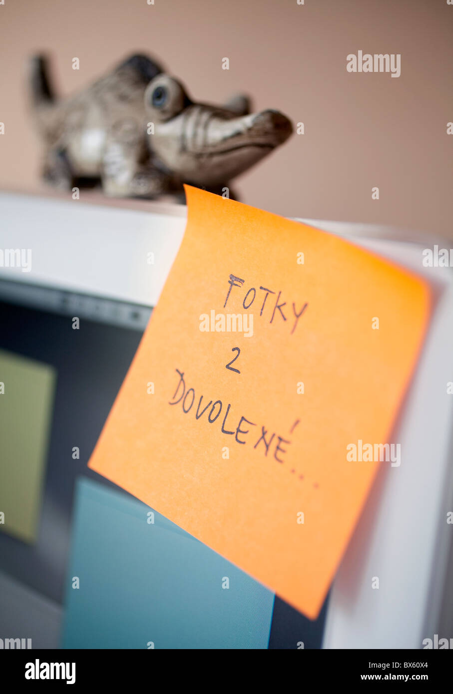 stickies, post-it, notes, reminders Stock Photo - Alamy