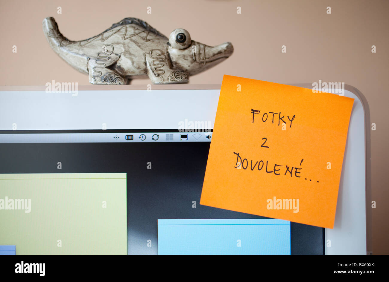 stickies, post-it, notes, reminders Stock Photo - Alamy