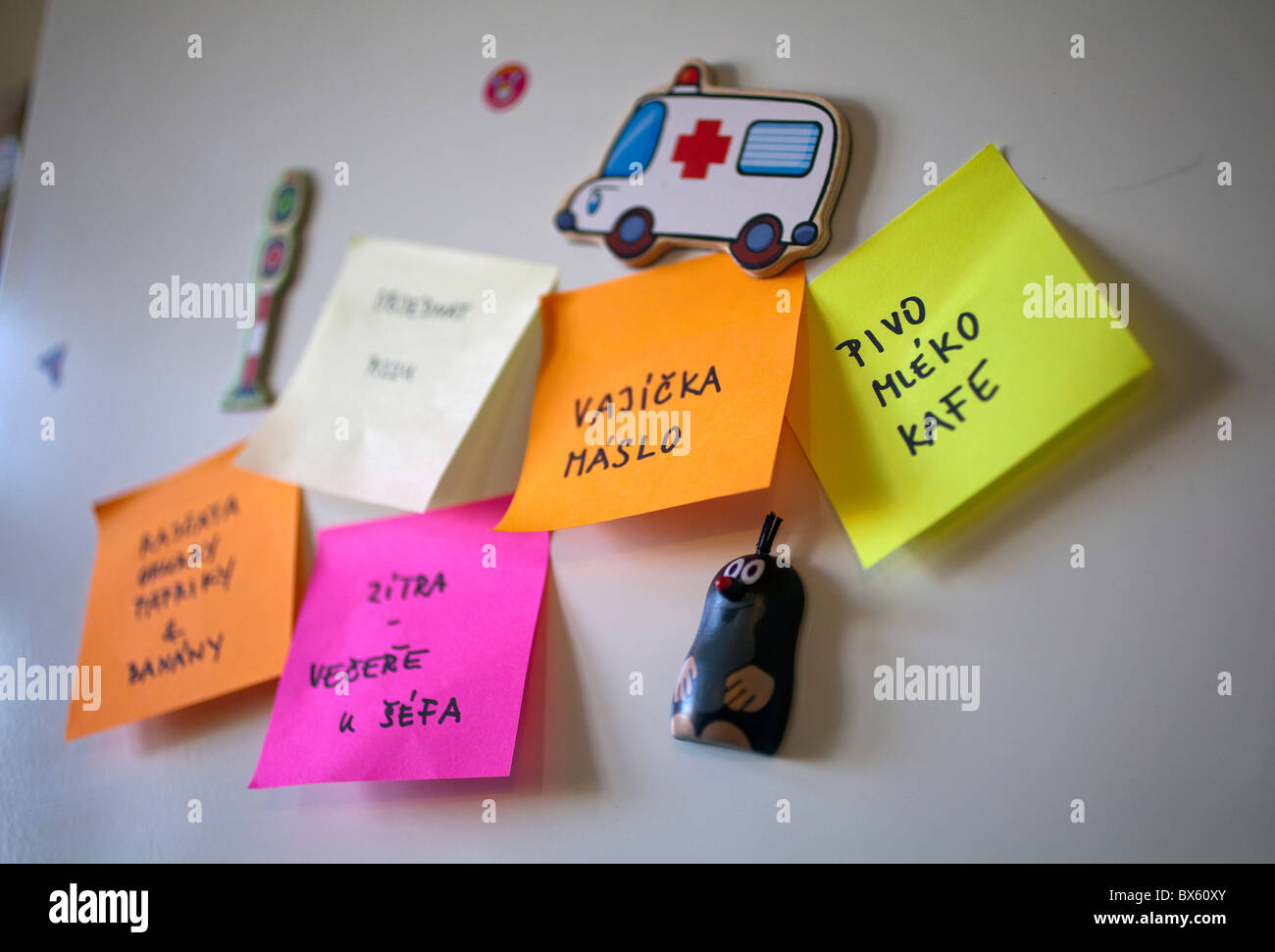 stickies, post-it, notes, reminders Stock Photo - Alamy