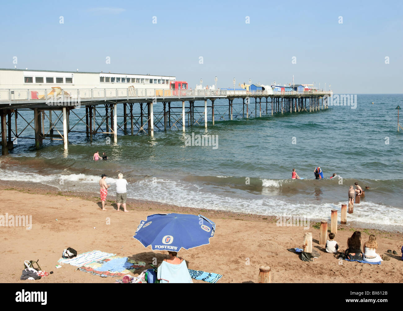 Teignmouth grand pier hi-res stock photography and images - Alamy