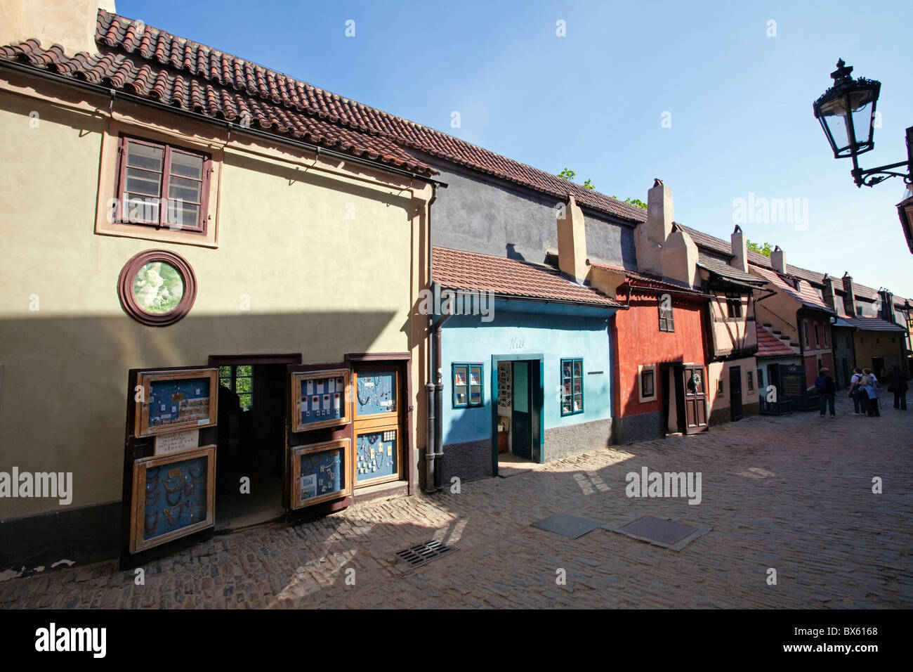 Golden Lane, Prague Castle. Franz Kafka, house Stock Photo - Alamy
