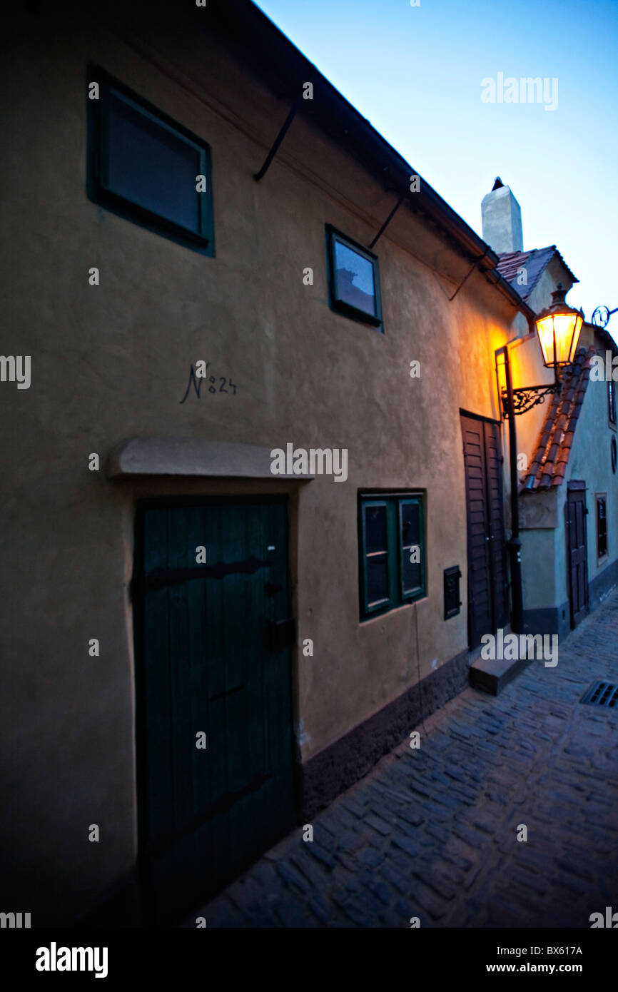 Golden Lane, Prague Castle Stock Photo - Alamy