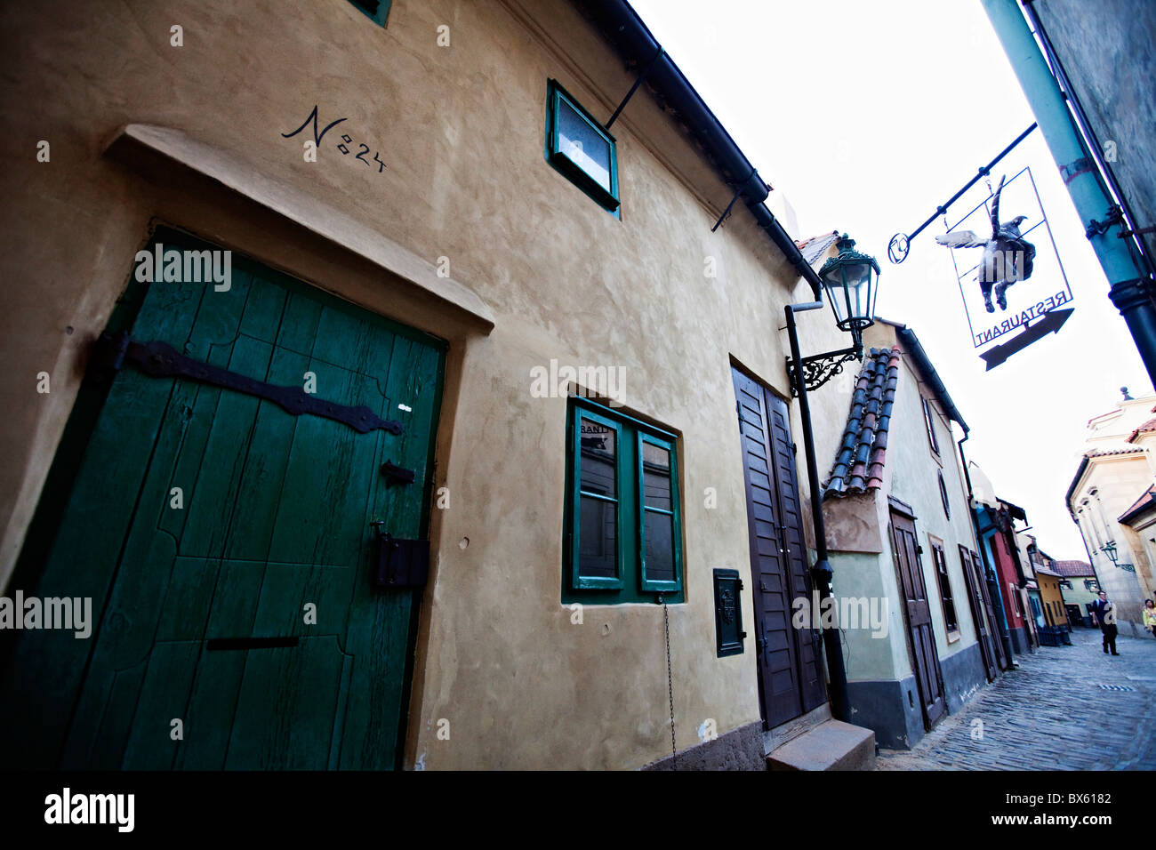 Golden Lane, Prague Castle Stock Photo - Alamy