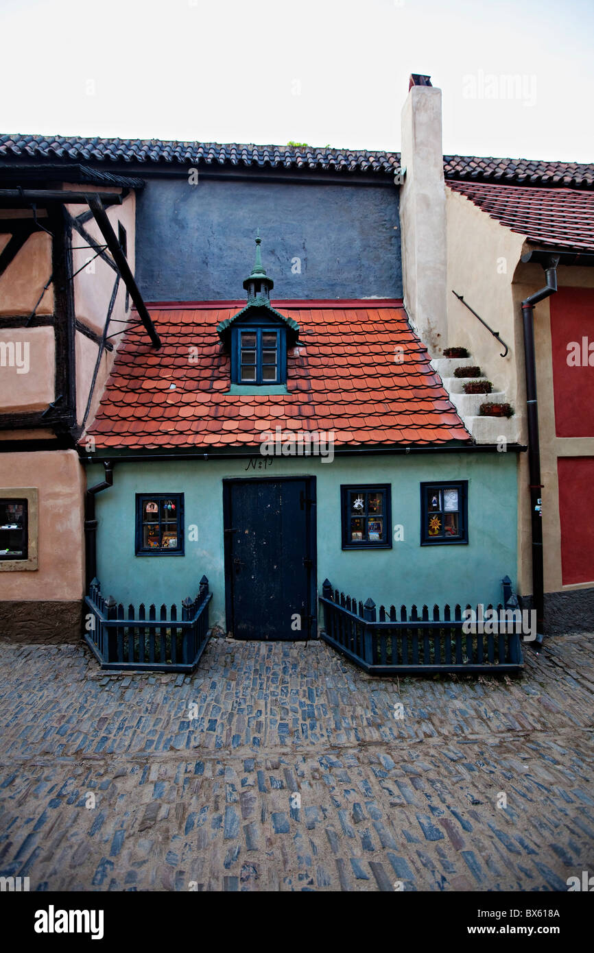 Golden Lane, Prague Castle Stock Photo - Alamy