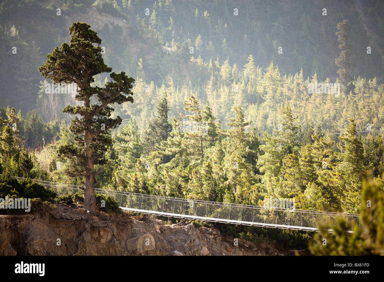 Nepal bridge hi-res stock photography and images - Alamy