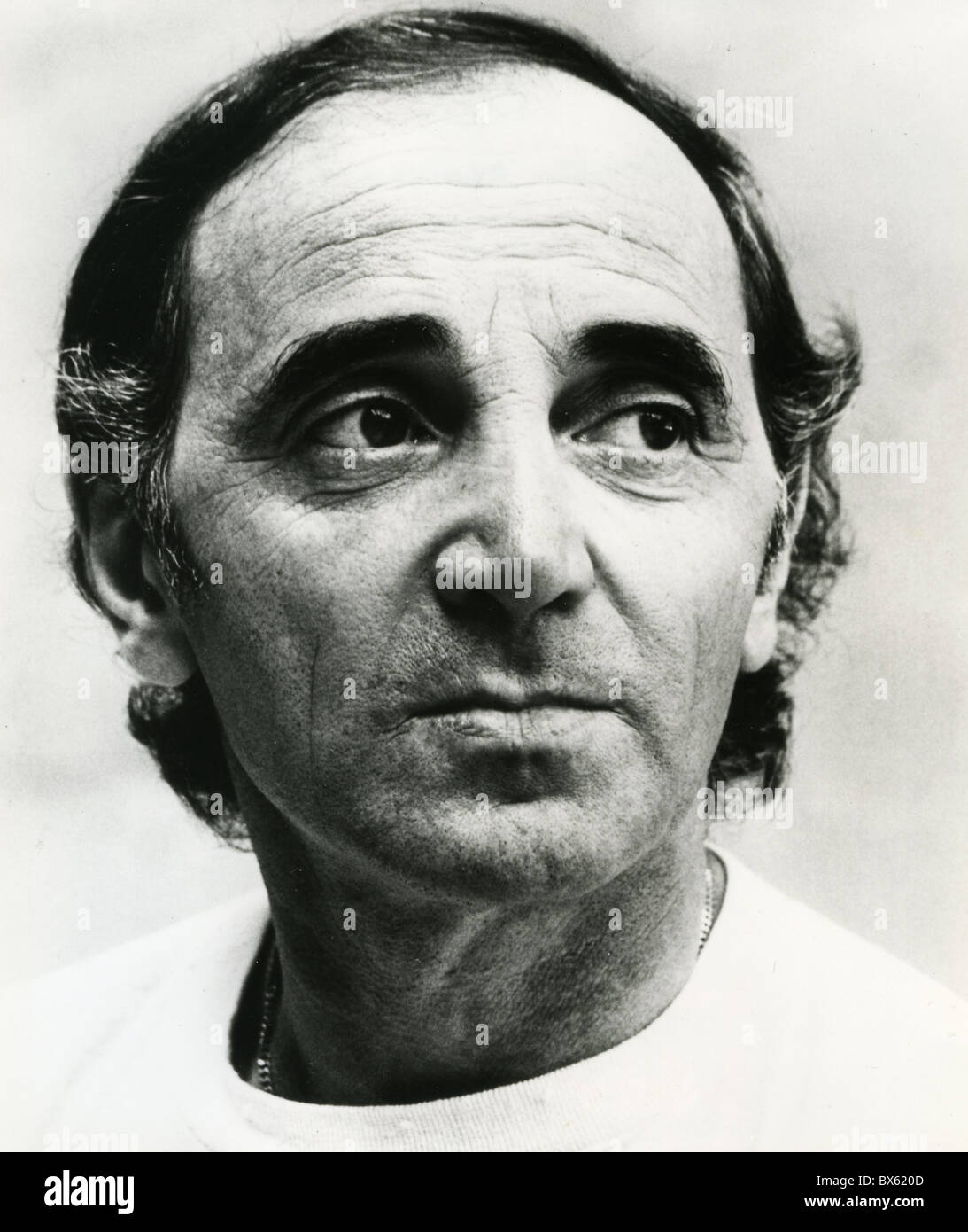 CHARLES AZNAVOUR Armenian-French singer, songwriter and actor Stock ...