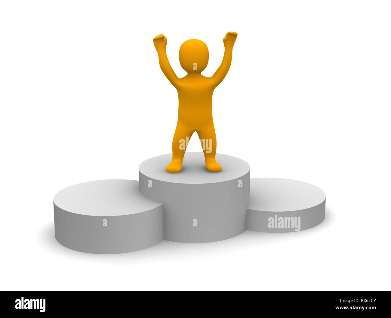 Podium celebration winner waving hi-res stock photography and images ...