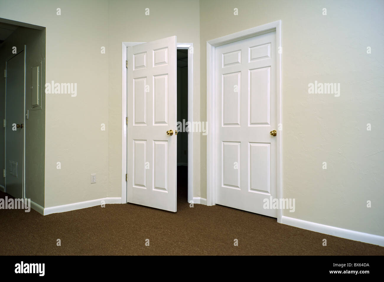 Two large open doors hi-res stock photography and images - Alamy