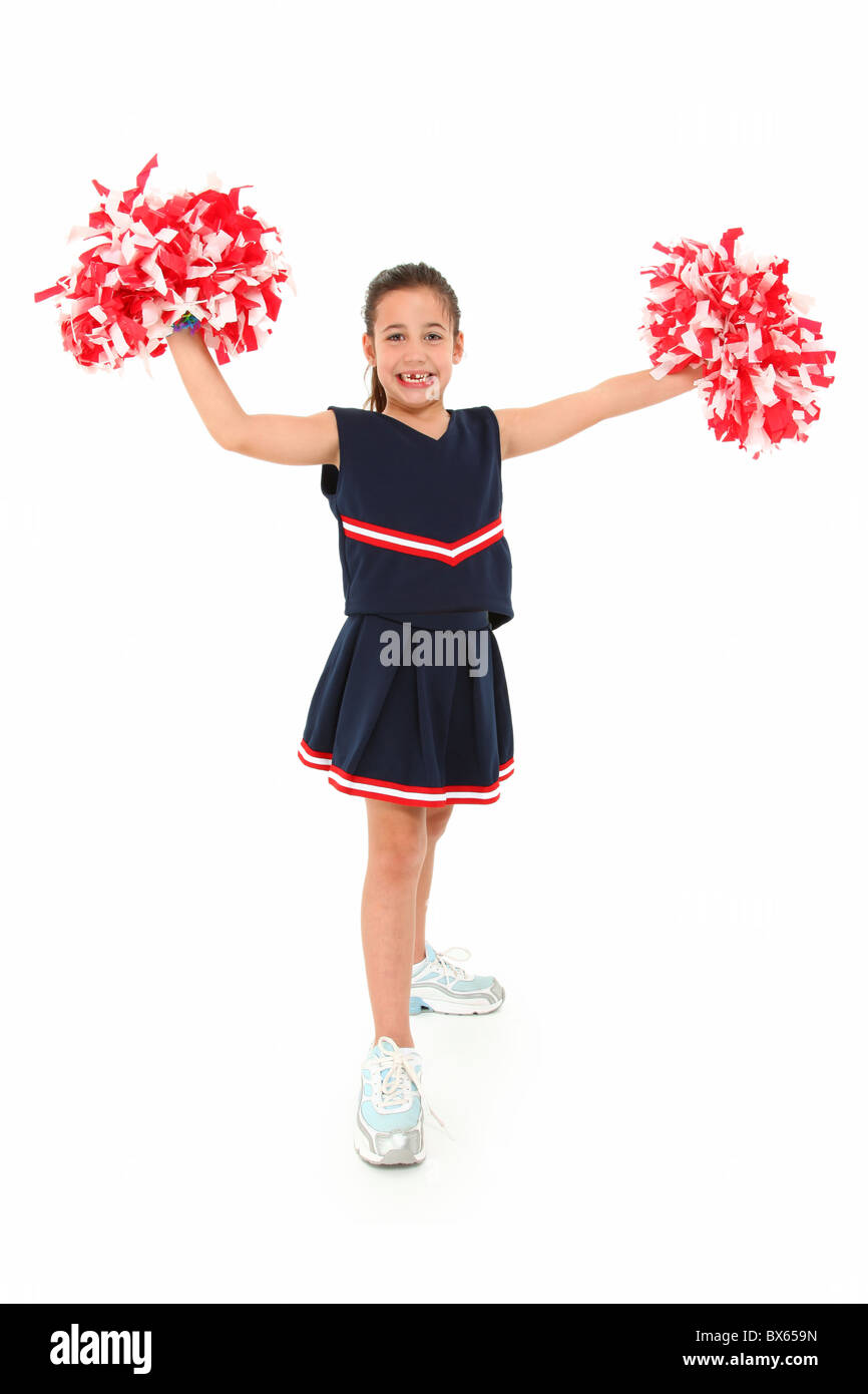 Child girl cheerleader cheer hi-res stock photography and images - Alamy