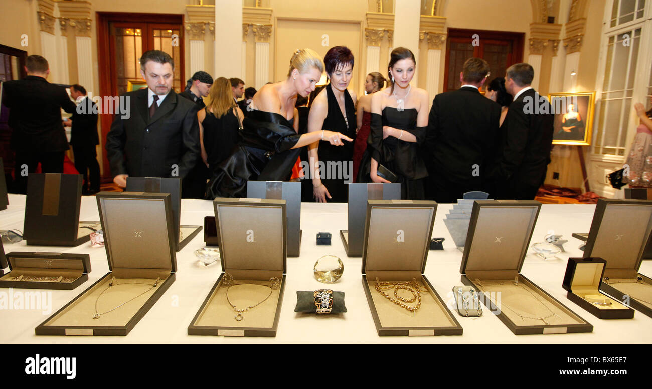 Diamonds on display during Diamond Ball at PragueÂ´s Zofin. (CTK Photo ...