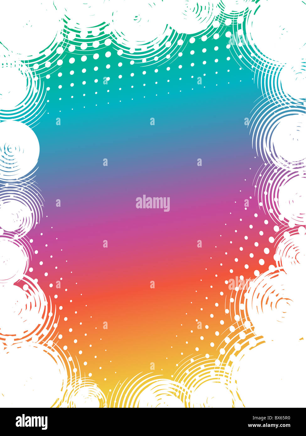 abstract rainbow circle background Stock Photo - Alamy