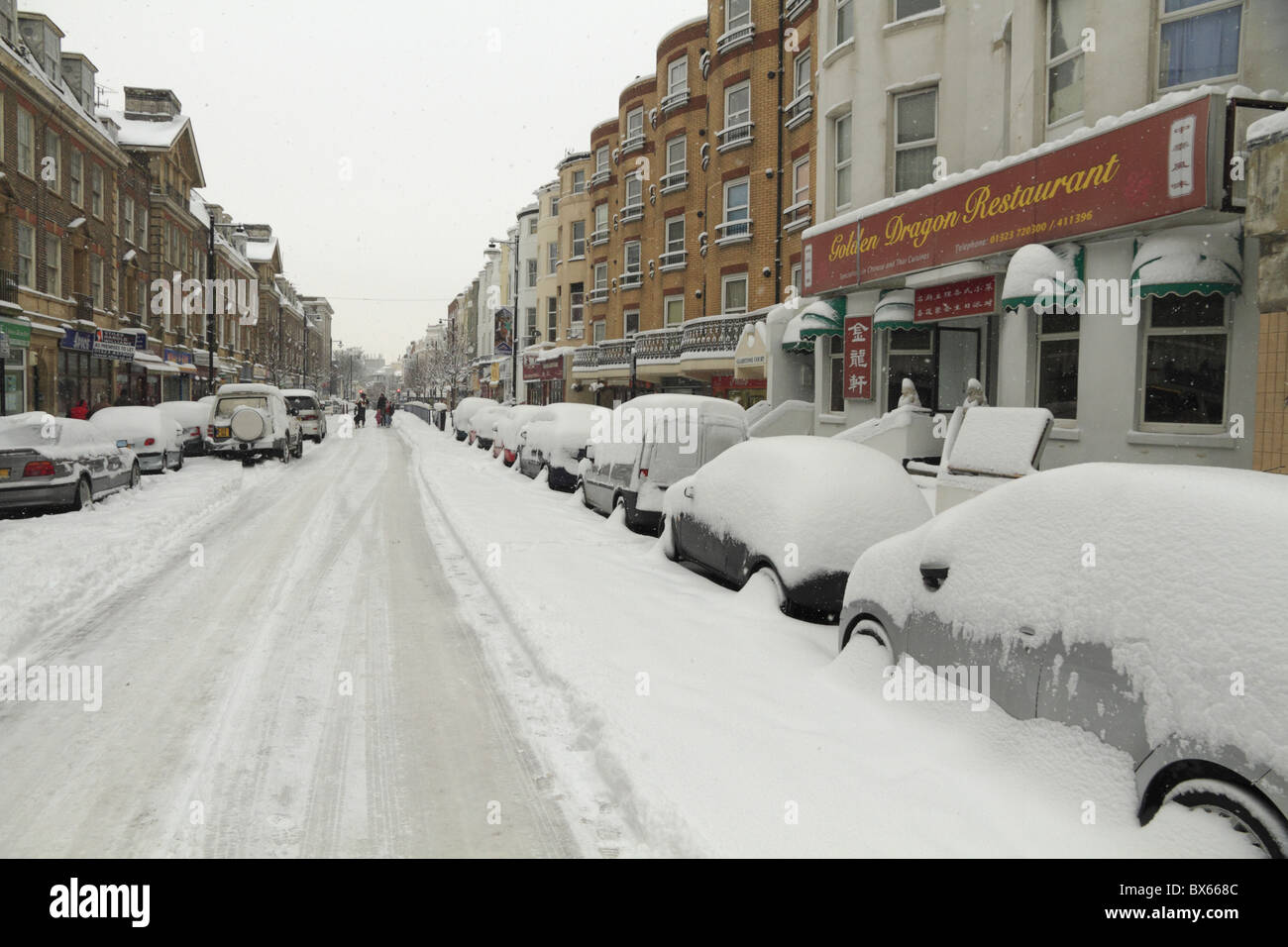 Town snow drift hi-res stock photography and images - Alamy