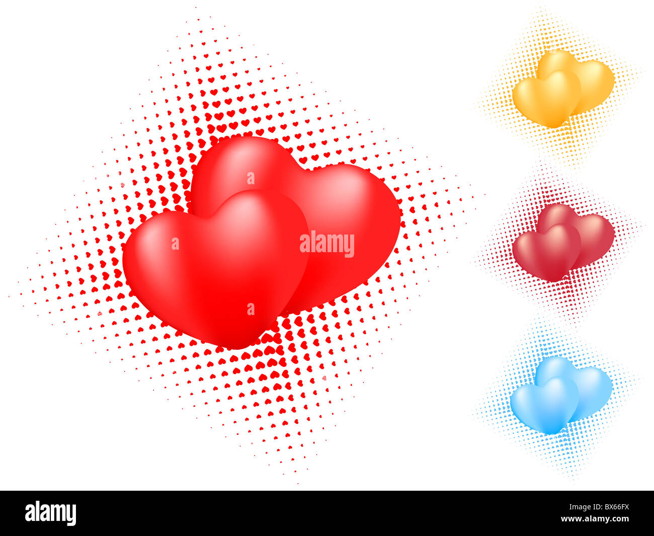 isolated heart background. valentine Stock Photo - Alamy