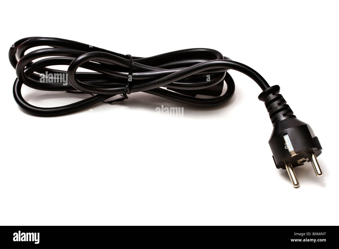 Electric plug isolated on the white background Stock Photo - Alamy
